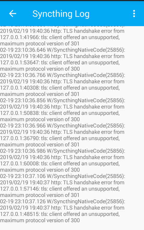 new version android app not work · Issue #5549 · syncthing/syncthing · GitHub