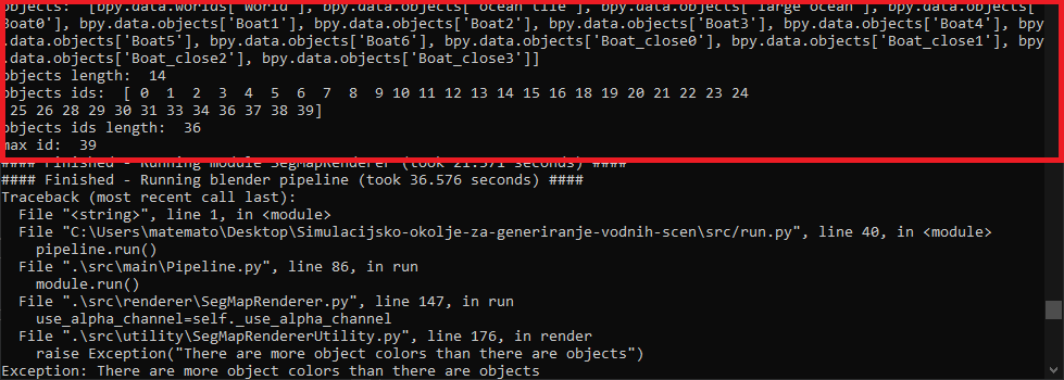 [BUG]:"Exception: There are more object colors than there are objects" error with scenes with ...