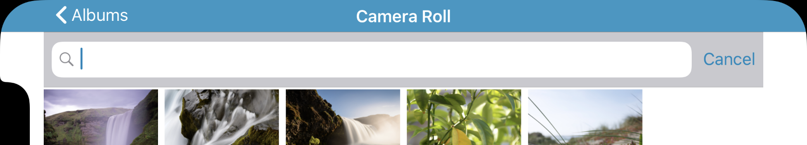 Search bar inset issues · Issue #264 · wordpress-mobile/MediaPicker-iOS · GitHub