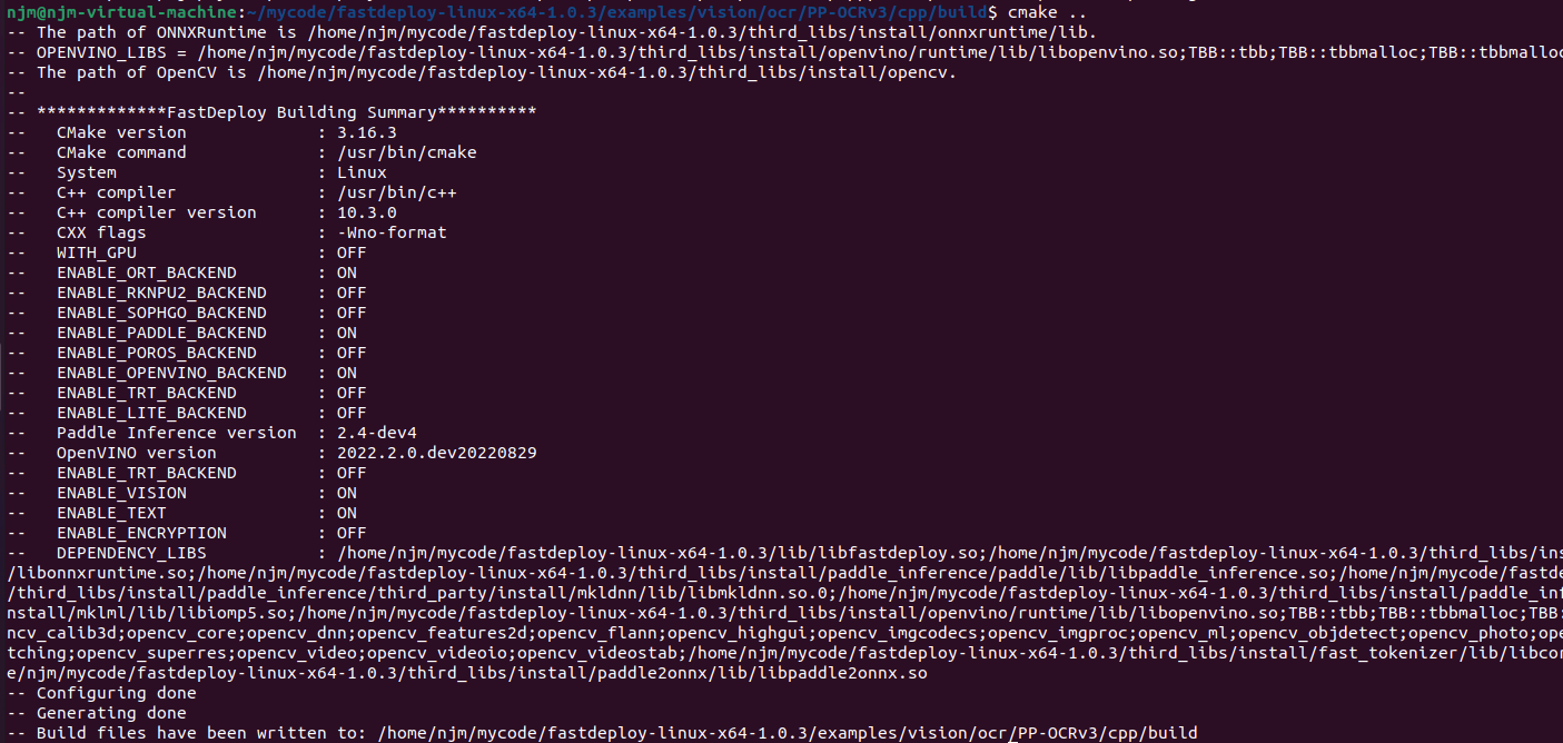 PP-OCRv3 fastdeploy::vision::ocr::DBDetector(det_model_file, det_params_file, det_option); 出现 ...