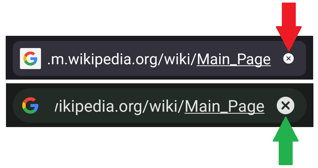Clear address bar button is way too small · Issue #22900 · mozilla ...