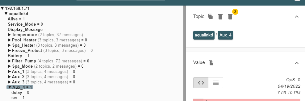REM Chem Controller with iAqualink RS-6 · tagyoureit nodejs ...