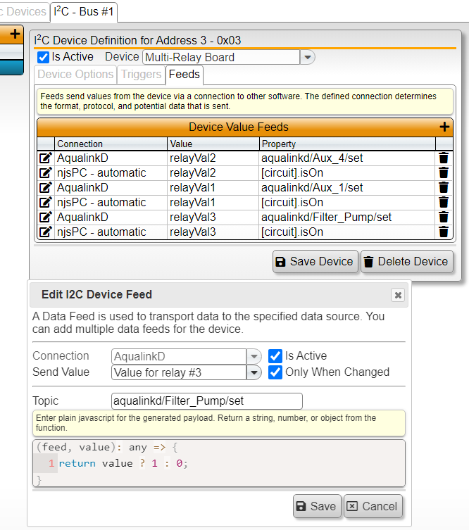 REM Chem Controller with iAqualink RS-6 · tagyoureit nodejs ...