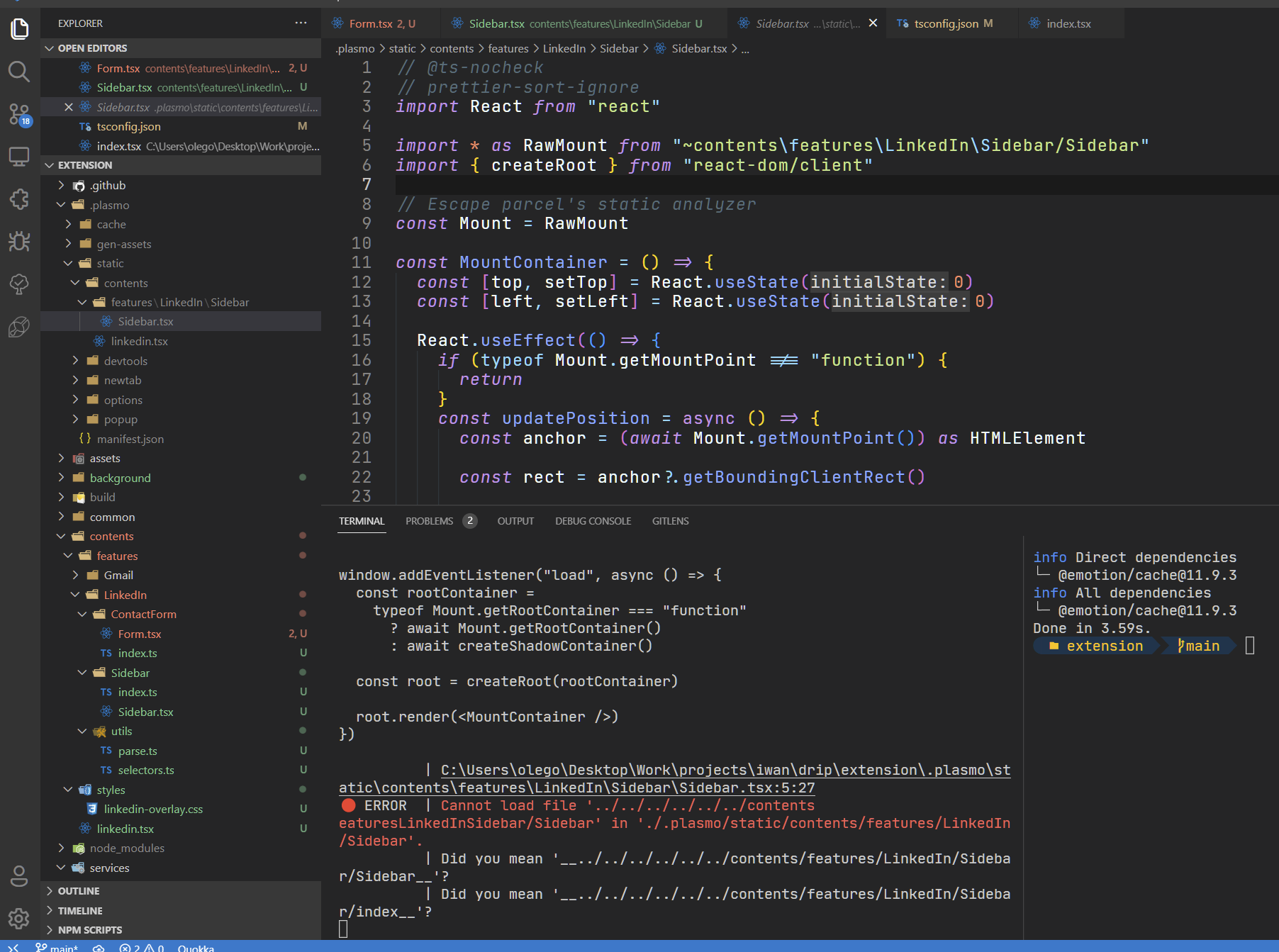 Bug Deeply Nested Content Script Not Working · Issue 117 · Plasmohqplasmo · Github 9218