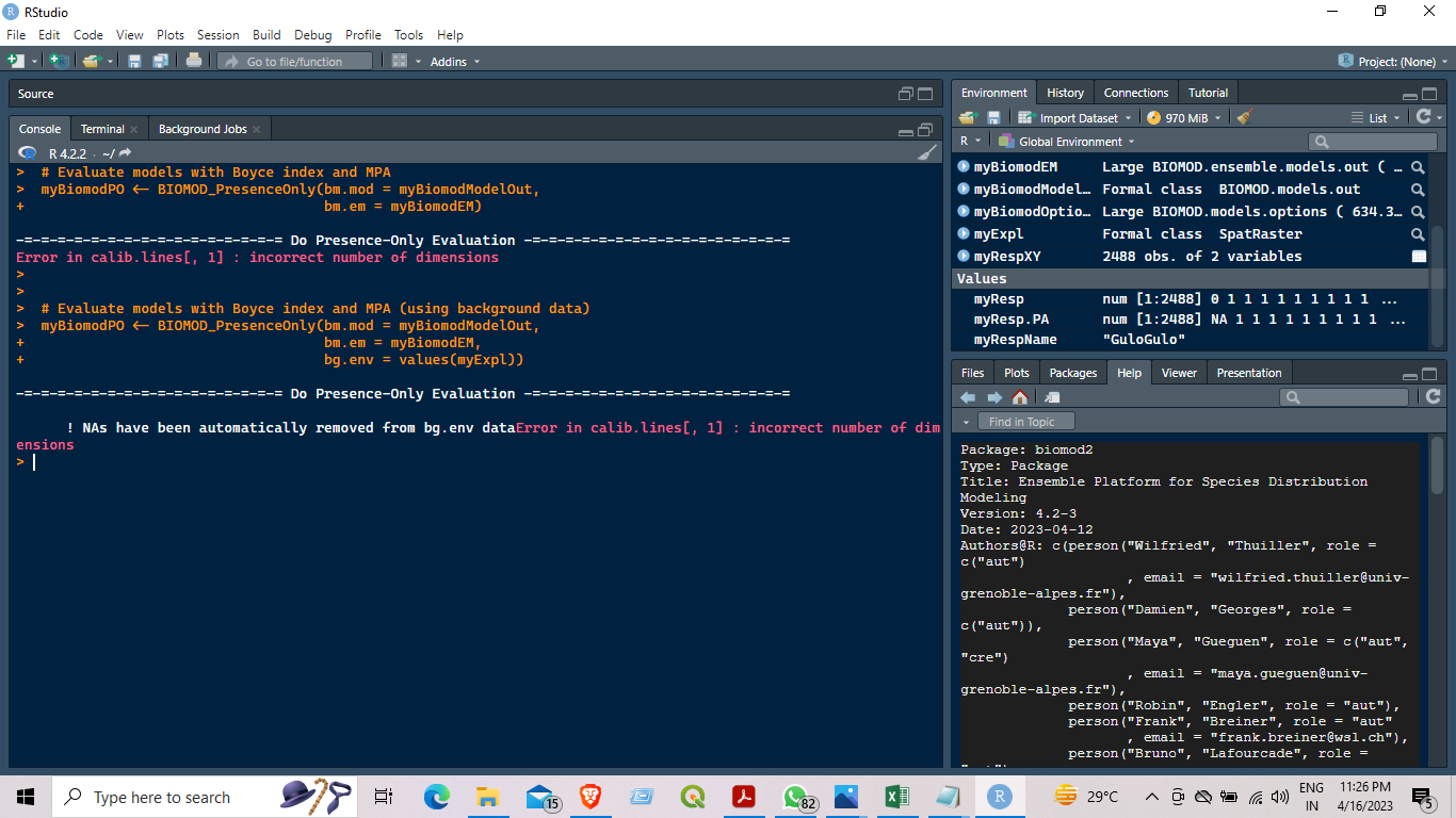 Error In Biomod Presenceonly · Issue 239 · Biomodhub Biomod2 · Github
