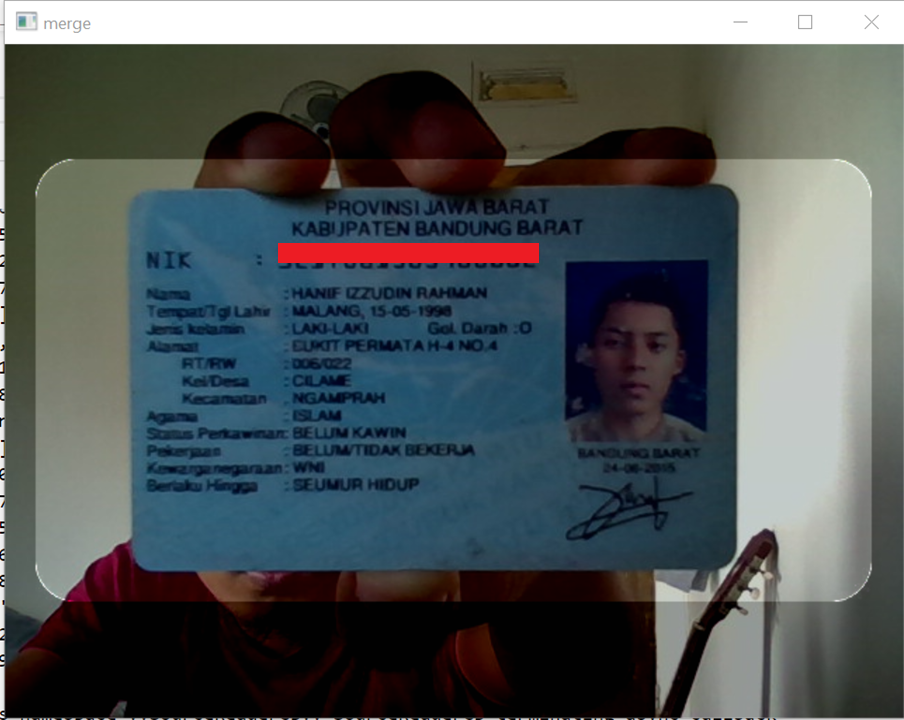 GitHub - hanifizzudinrahman/KTP-ID-Card-with-OCR-Videos-V2