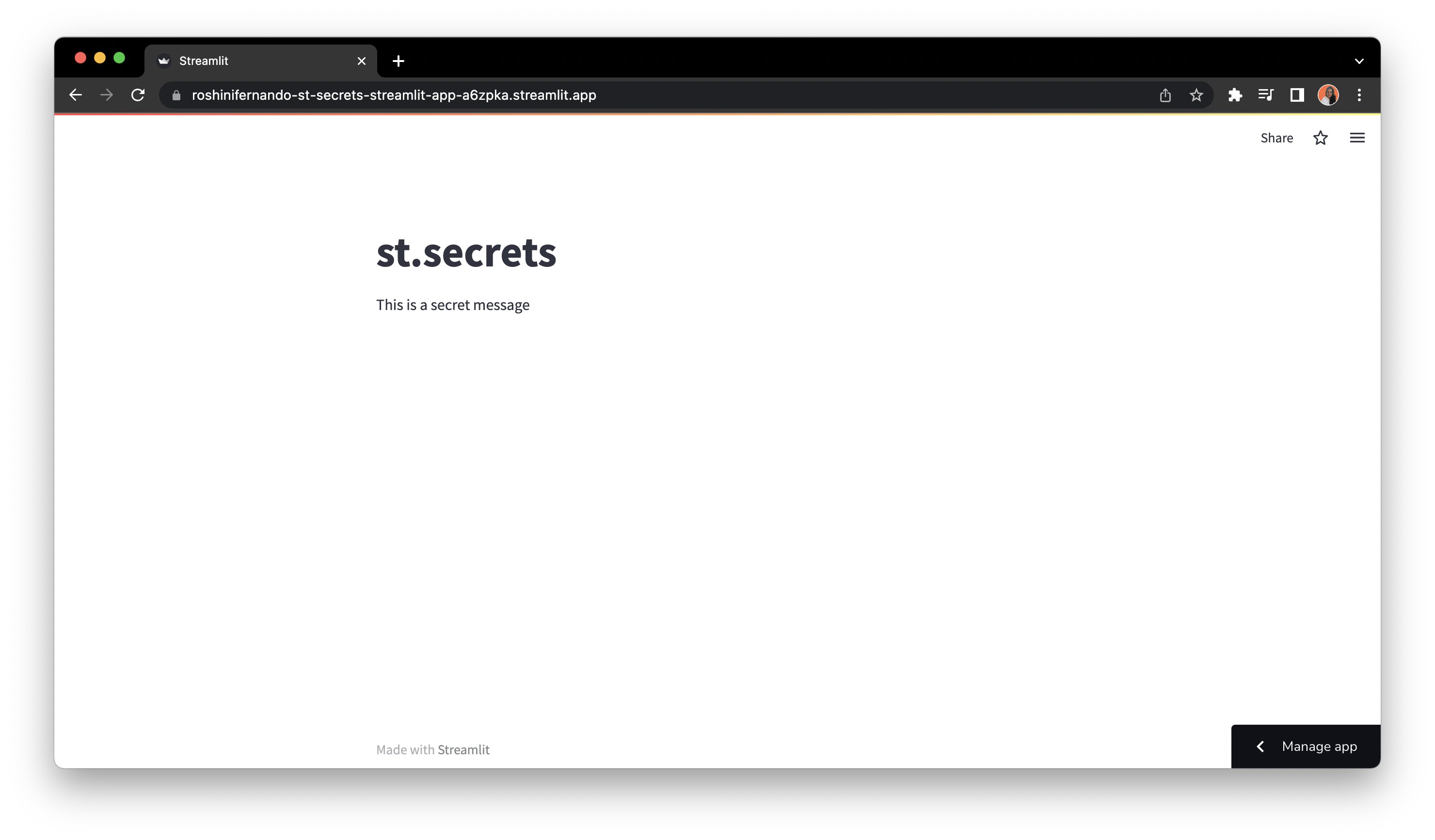 GitHub - RoshiniFernando/st.secrets: st.secrets allows you to store confidential information ...