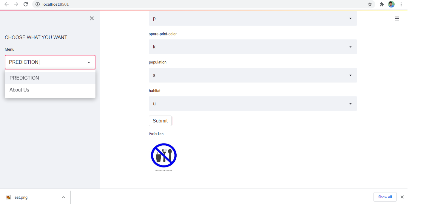 GitHub - Bharatnaty/mushroom-classification: ML streamlit