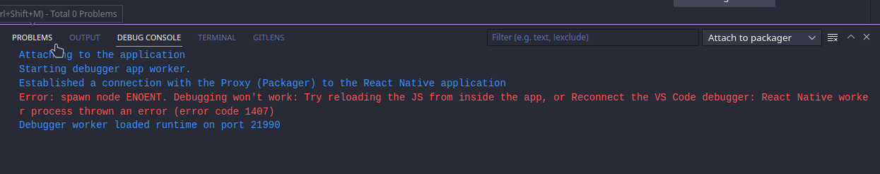 Bug Spawn Node Enoent After Attached To Packager And Start Remote Debugging On Macos · Issue 