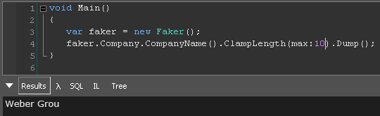 Limit character length for Company.CompanyName() · Issue #369 · bchavez/Bogus · GitHub