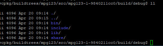 mpg123 fails install Linux x64-linux triplet - portfile.cmake trying to copy from /lib instead ...