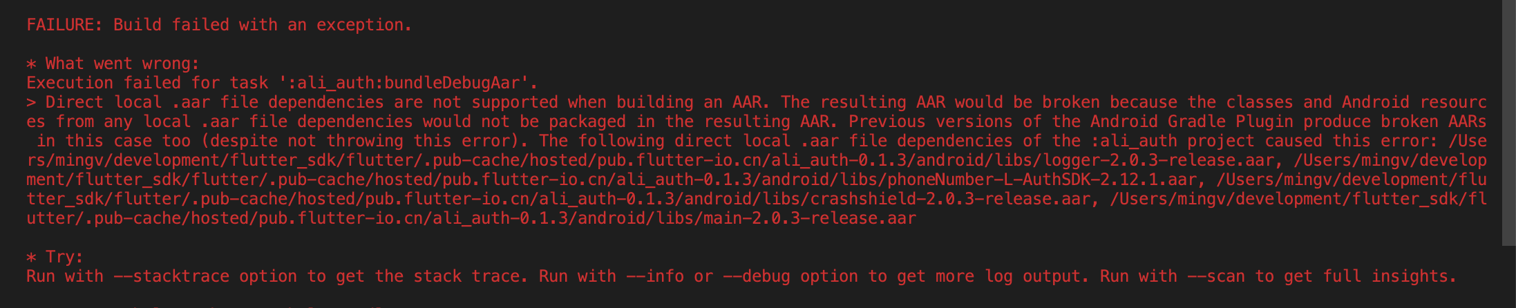 demo运行不起来 · Issue #9 · CodeGather/flutter_ali_auth · GitHub