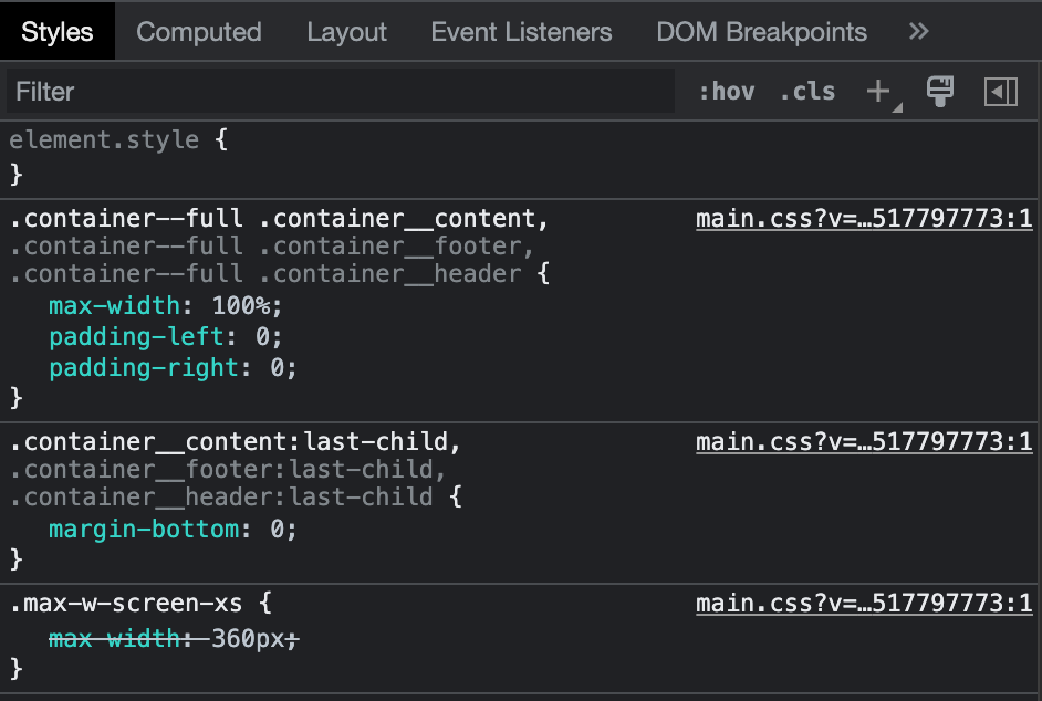 Why is the css defined in the layers not wrapped in layers in ...
