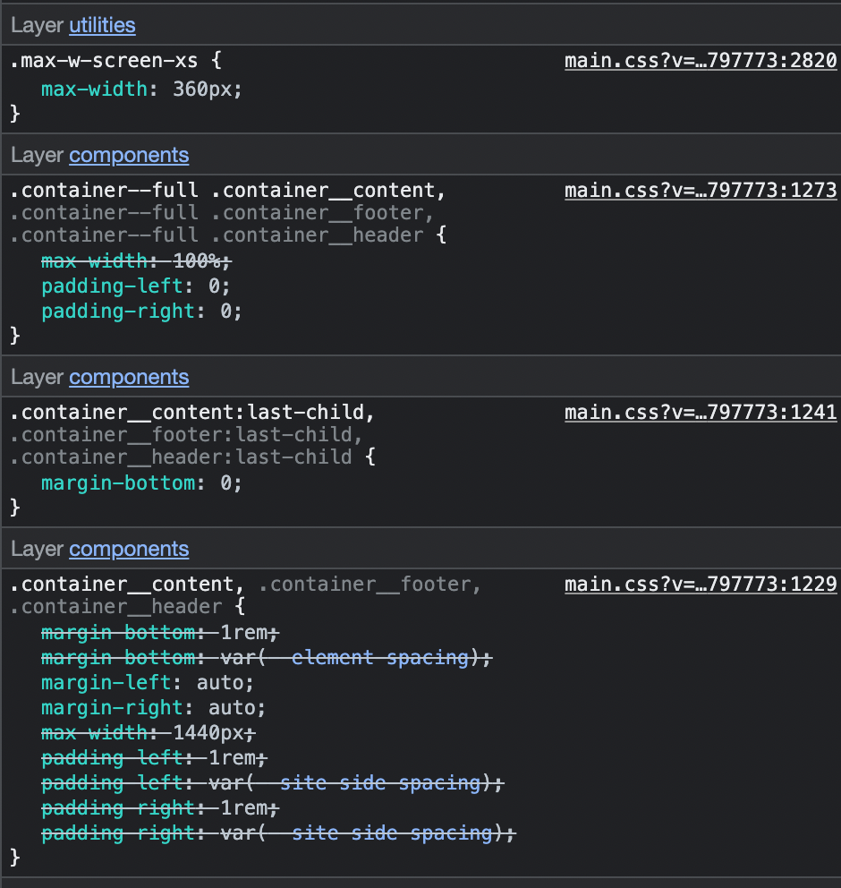 Why is the css defined in the layers not wrapped in layers in production · tailwindlabs ...