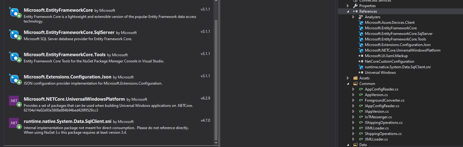 EF Core 3.1 SQLClient issue on UWP ARM · Issue #351 · dotnet/SqlClient · GitHub