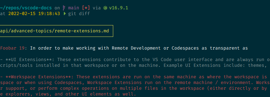 🚀 Add support for `hunk-label-style` · Issue #968 · dandavison/delta · GitHub