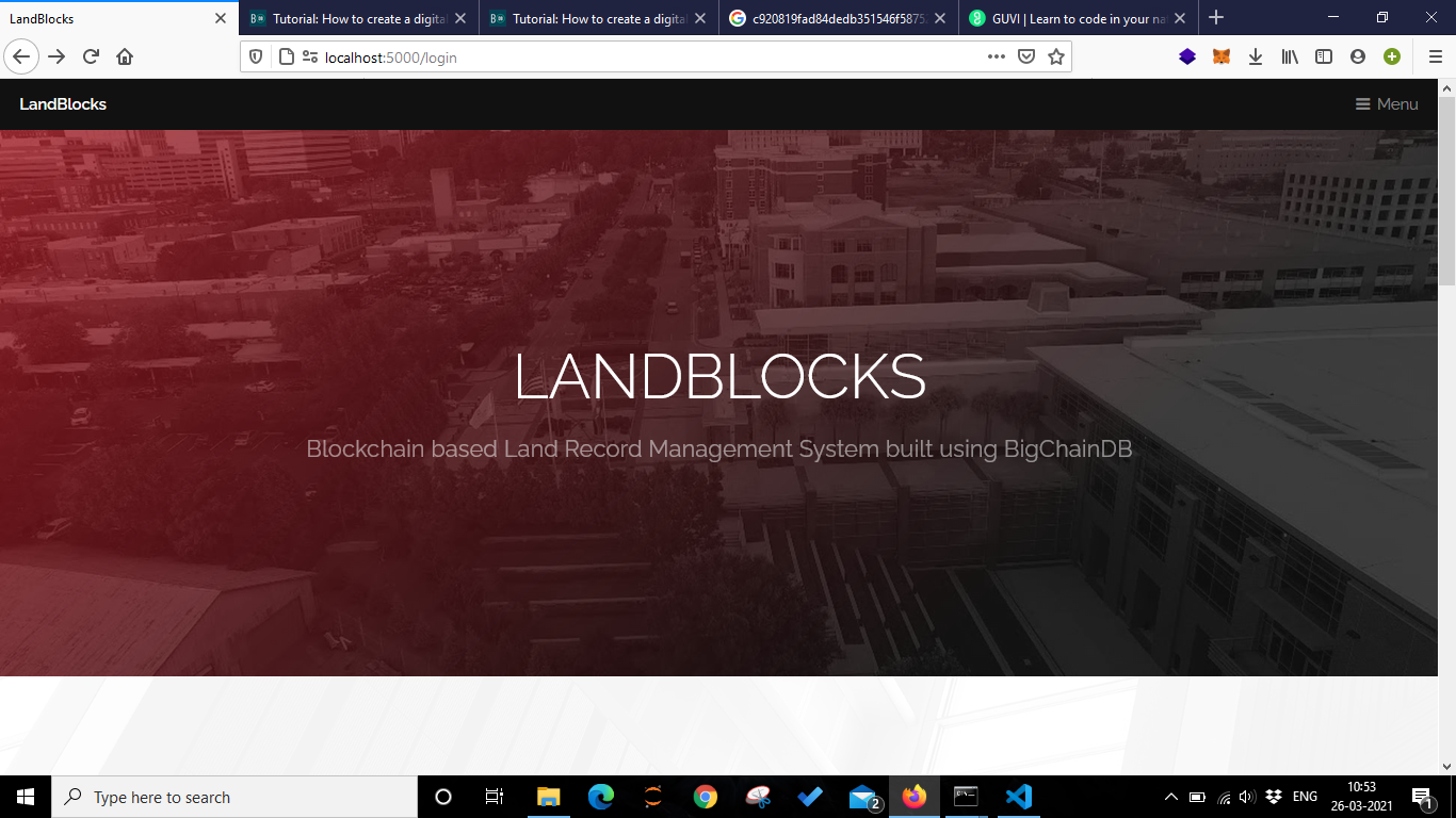 GitHub - antoprince001/LandBlocks: Blockchain based Land Record Management System built using ...