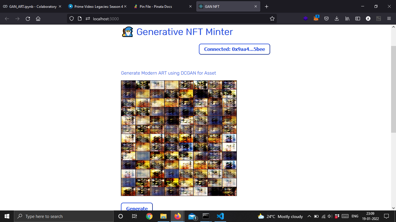 GitHub - antoprince001/GAN_NFT: React and Flask based website to ...