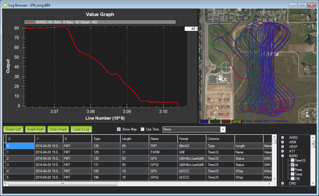 When cropping Dataflash log sections, also crop "show map" section · Issue #1577 · ArduPilot ...