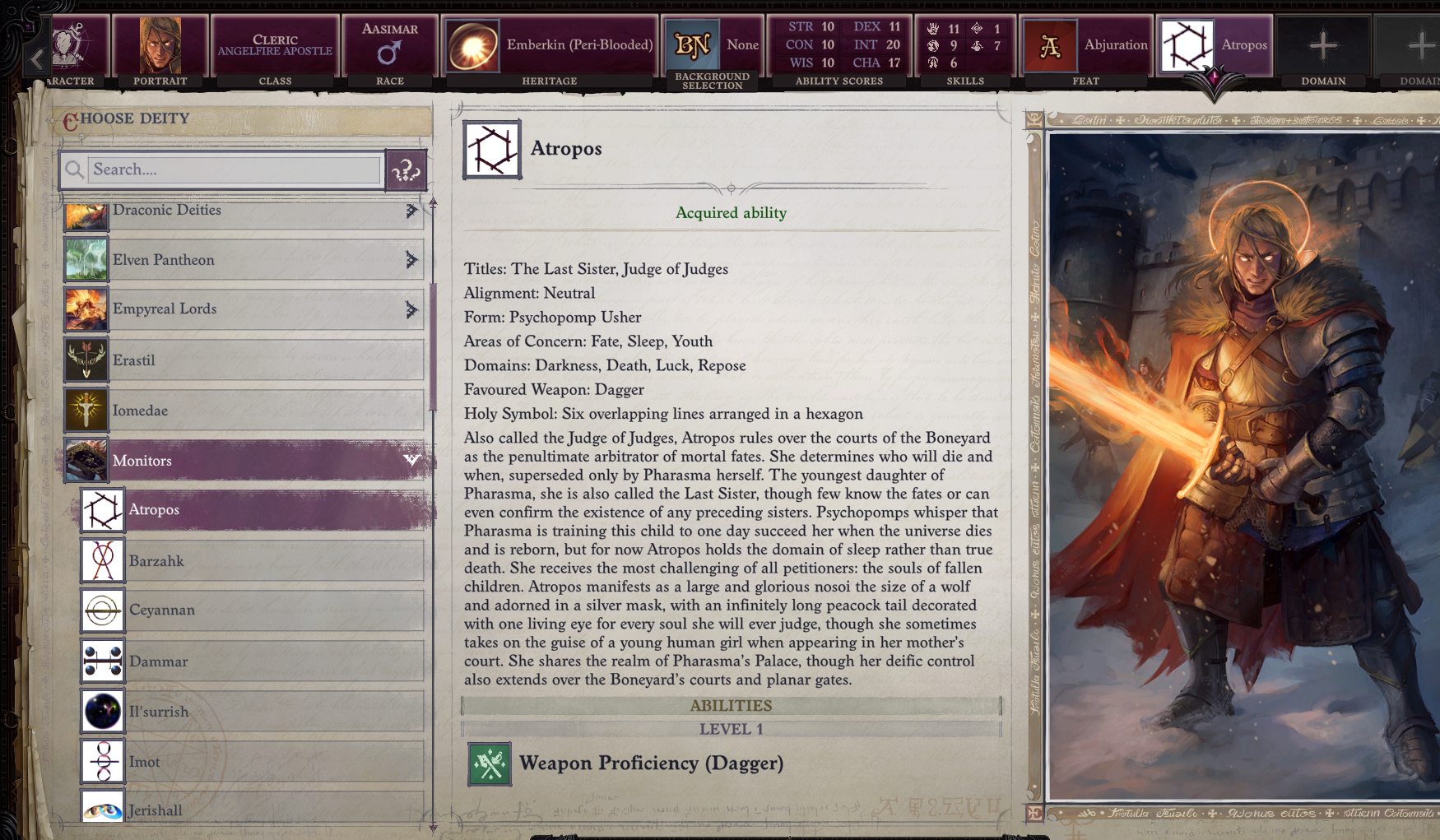Angelfire Apostle Evil and Neutral Deities · Issue #123 · ka-dyn ...