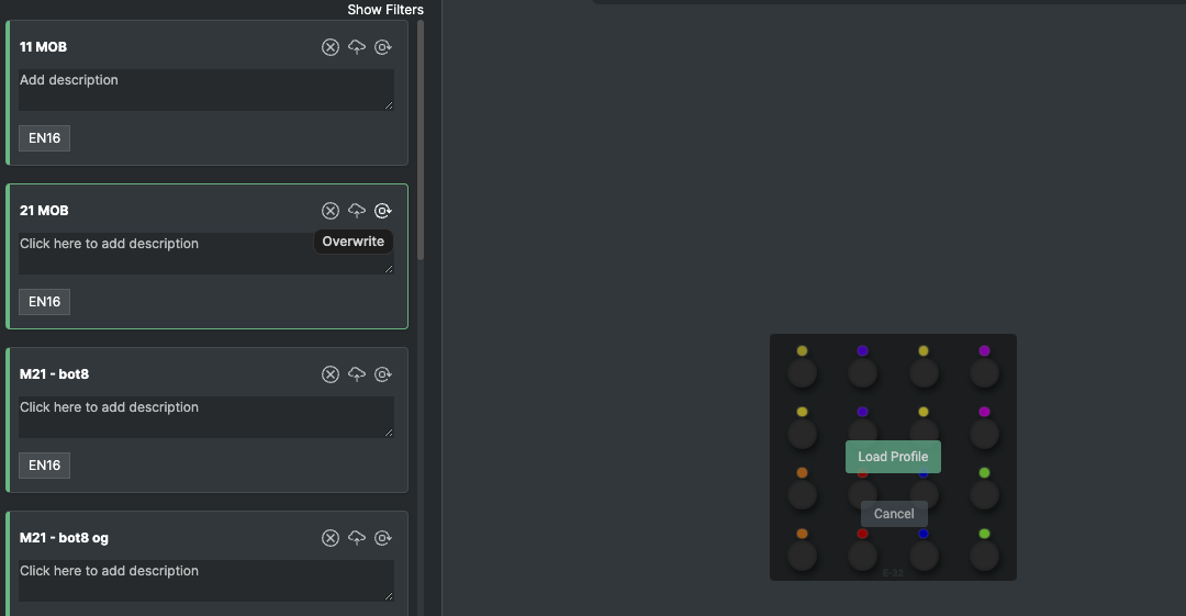 Profile Cloud: what is overwritten, from what source? · Issue #393 · intechstudio/grid-editor ...