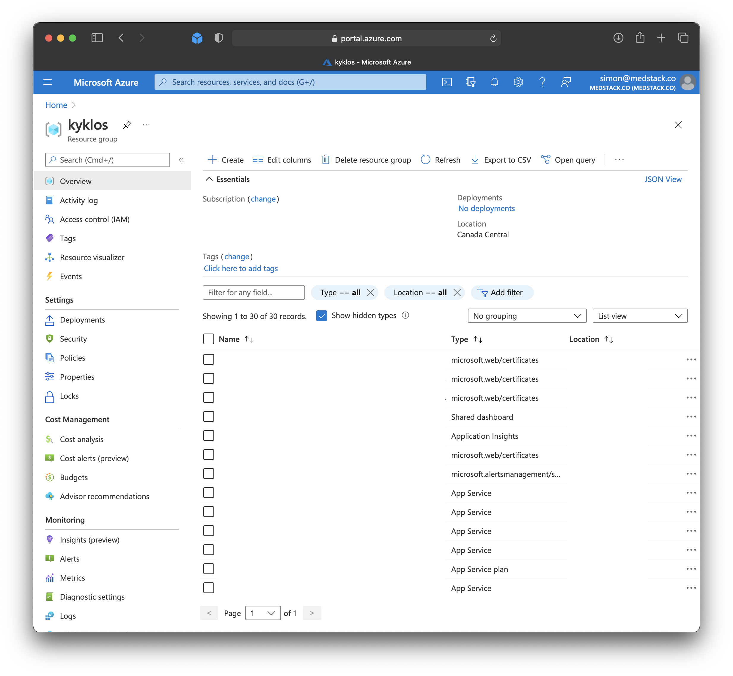 Need to select "Show hidden types" · Issue #79668 · MicrosoftDocs/azure ...
