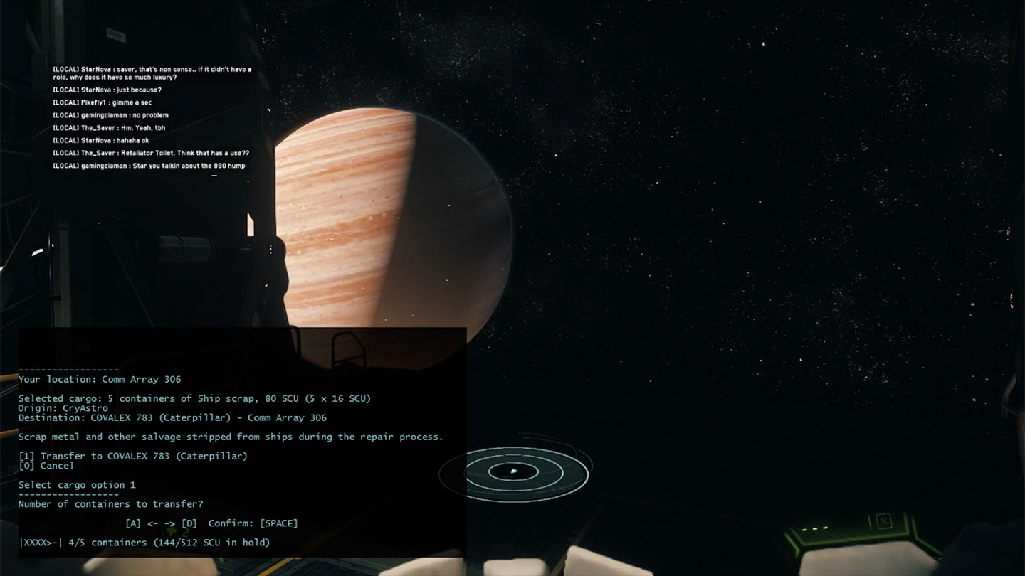 GitHub - scaires/crusader-transport-sim: Text-based hauling companion ...