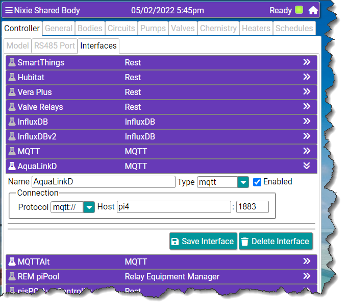 REM Chem Controller with iAqualink RS-6 · tagyoureit nodejs-poolController · Discussion #413 ...