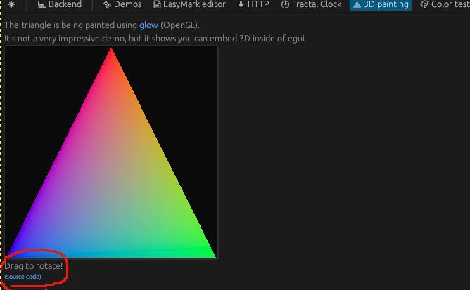 Demo web app. 3D painting. button (source code) click not working · Issue #1761 · emilk/egui ...