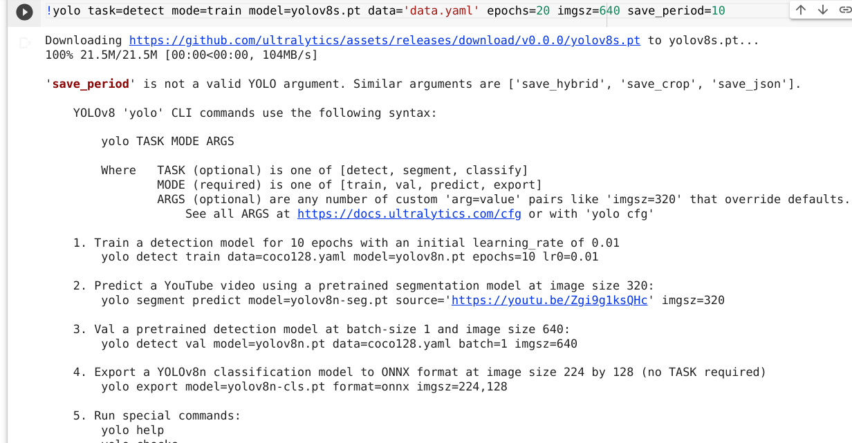 yolov8 classification training, resume=True not working . · Issue #4428 · ultralytics ...