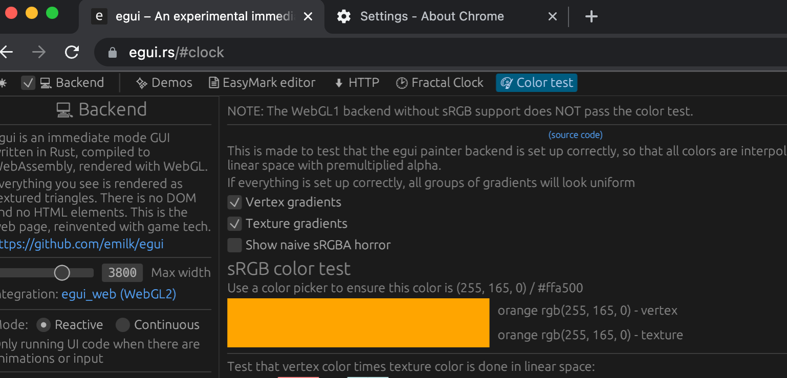 Demo app on web won't switch to other tests on Mac OS X · Issue #1265 ...