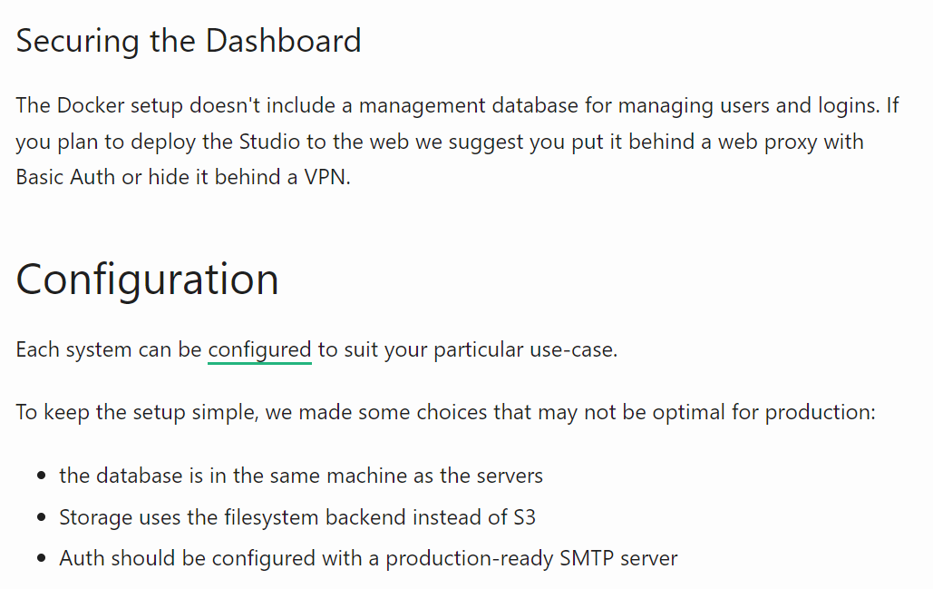 How can Supabase say they offer "self-hosting"? · supabase · Discussion #9514 · GitHub