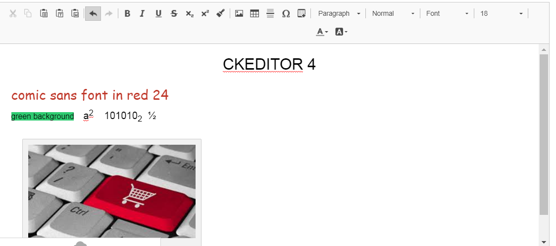 Formatting done using CKEditor 4 is not visible in CKEditor 5 · Issue #1562 · ckeditor/ckeditor5 ...