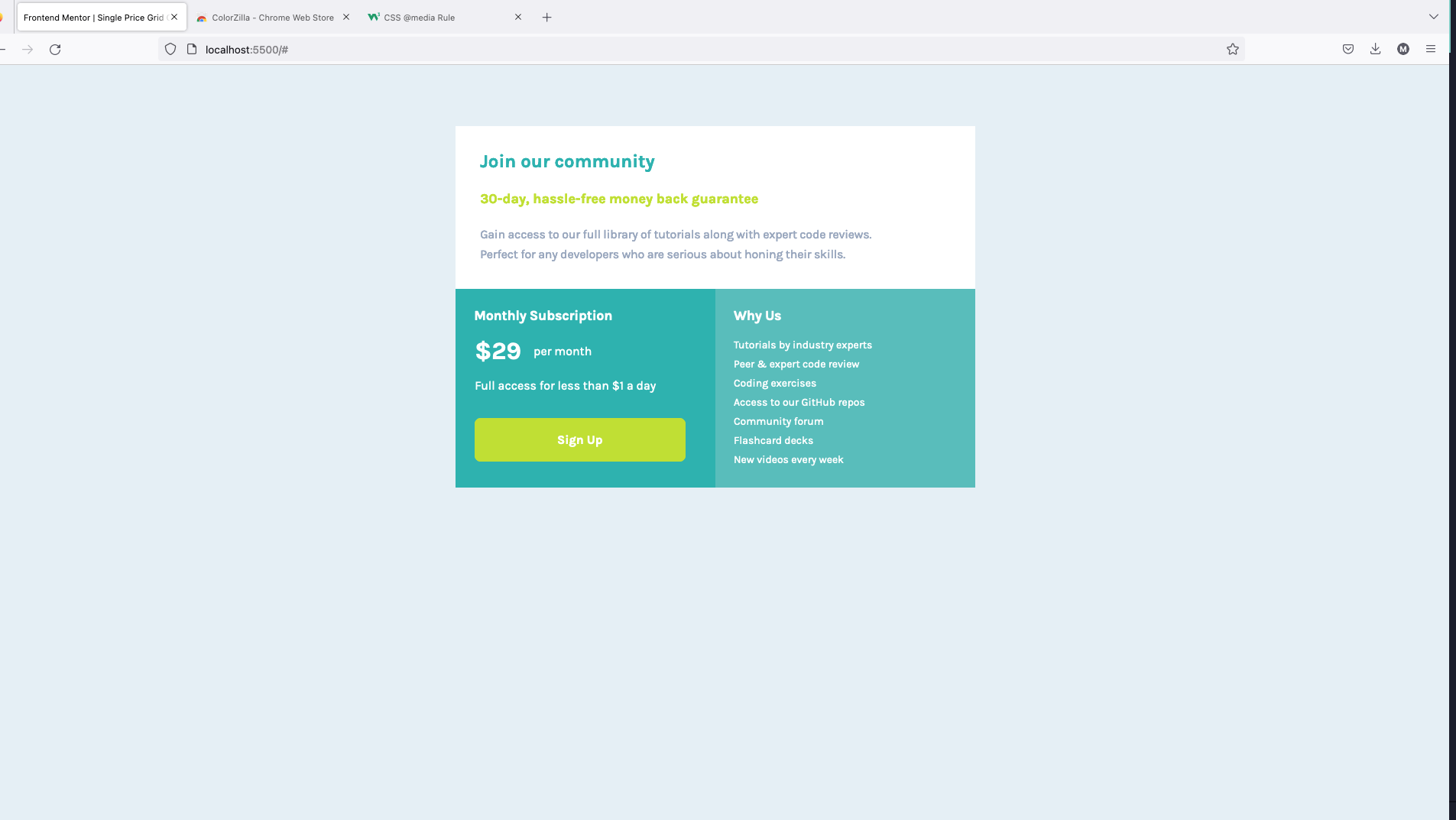 GitHub - mgracnazareno/single-price-grid-component