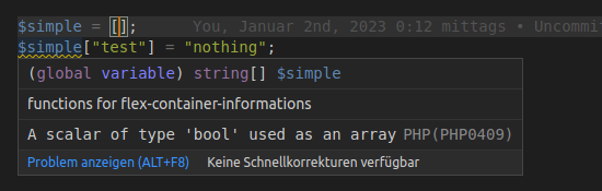 The renewal of Intellisense does not work after an adjustment. · Issue #182 · DEVSENSE/phptools ...