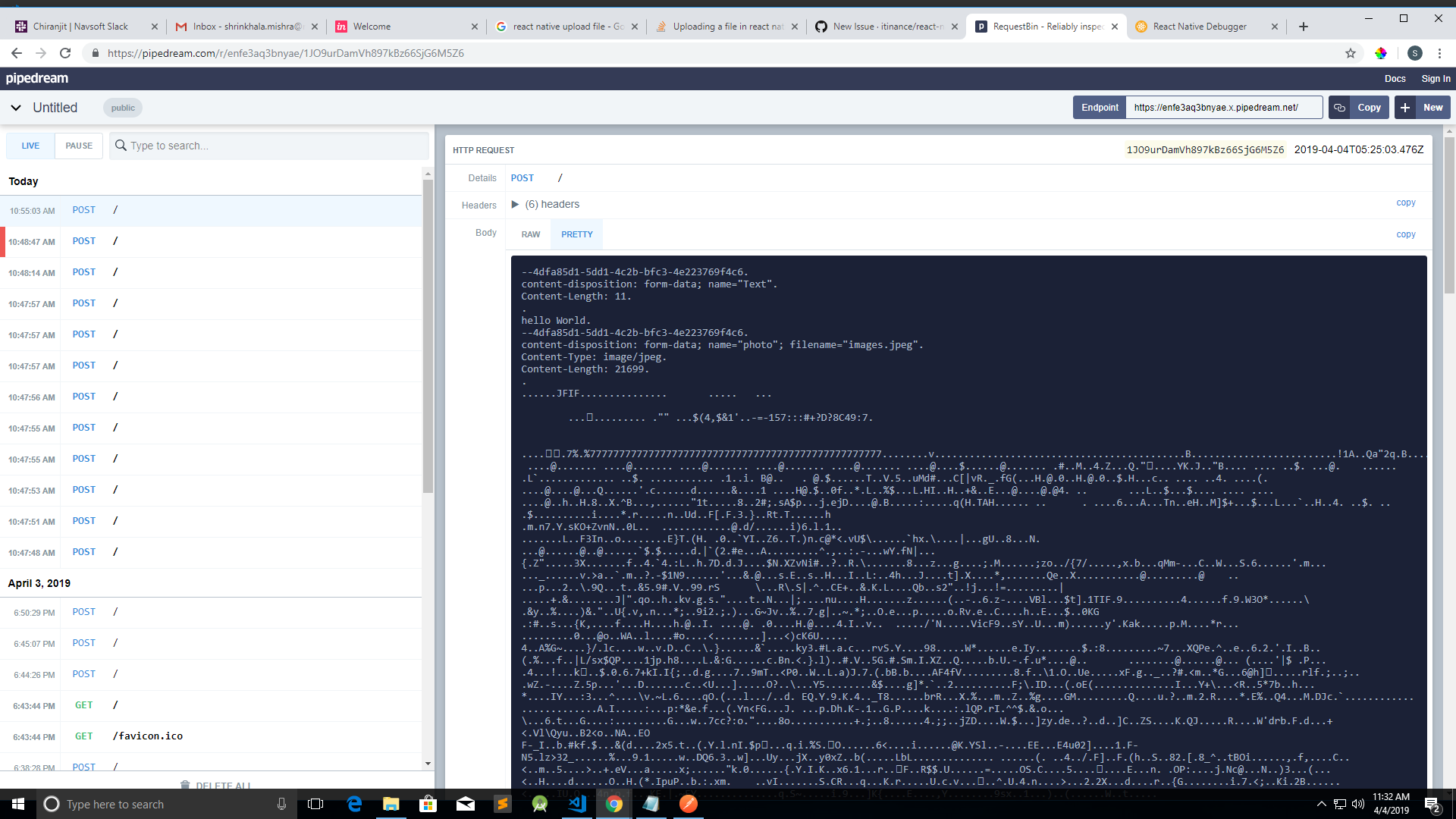 Uploading Image to Dummy url and Uploaded file is not received in proper format · Issue #650 ...