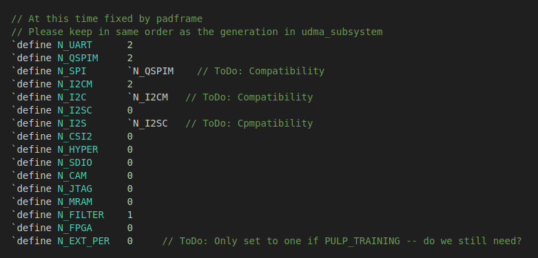 How To Totally Customize Udma Subsystem With Pulp Soc Defines Header File · Issue 307