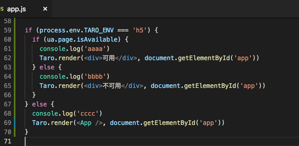 app.js中加逻辑判断写多个Taro.render，打包出来只有一个 · Issue #3479 · NervJS/taro · GitHub