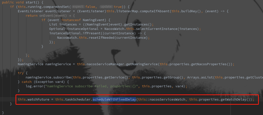 nacos-discovery和websocket依赖不兼容，导致NacosWatch获取错误的TaskScheduler · Issue #1952 · alibaba/spring ...