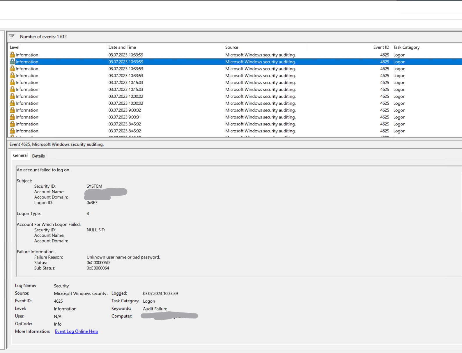 [bug] Fabrichostsvc Constant Requests For User Authentication 9 1 1799 9590 · Issue 1447