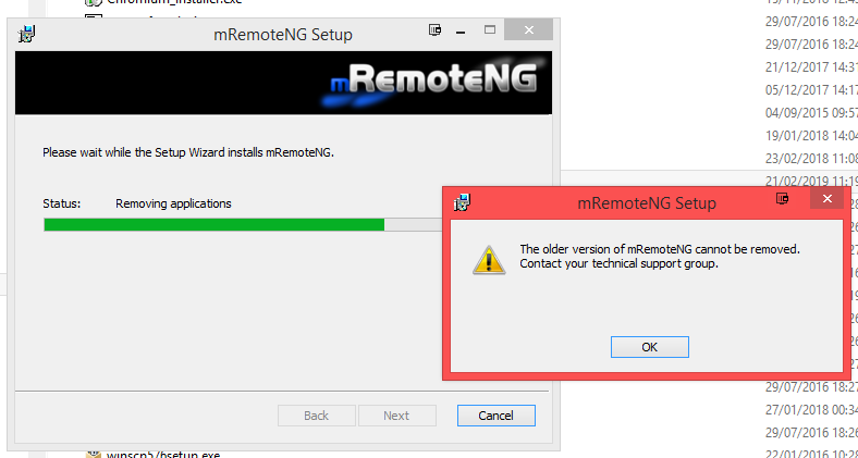 Cannot uninstall/update mRemote NG : Windows Installer can't find "slfa5msk.msi" · Issue #1324 ...
