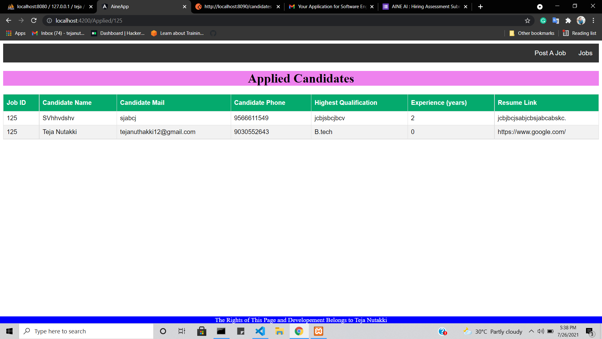 GitHub - alwaysteja/JobPostingApp: This app is developed with help of technologies