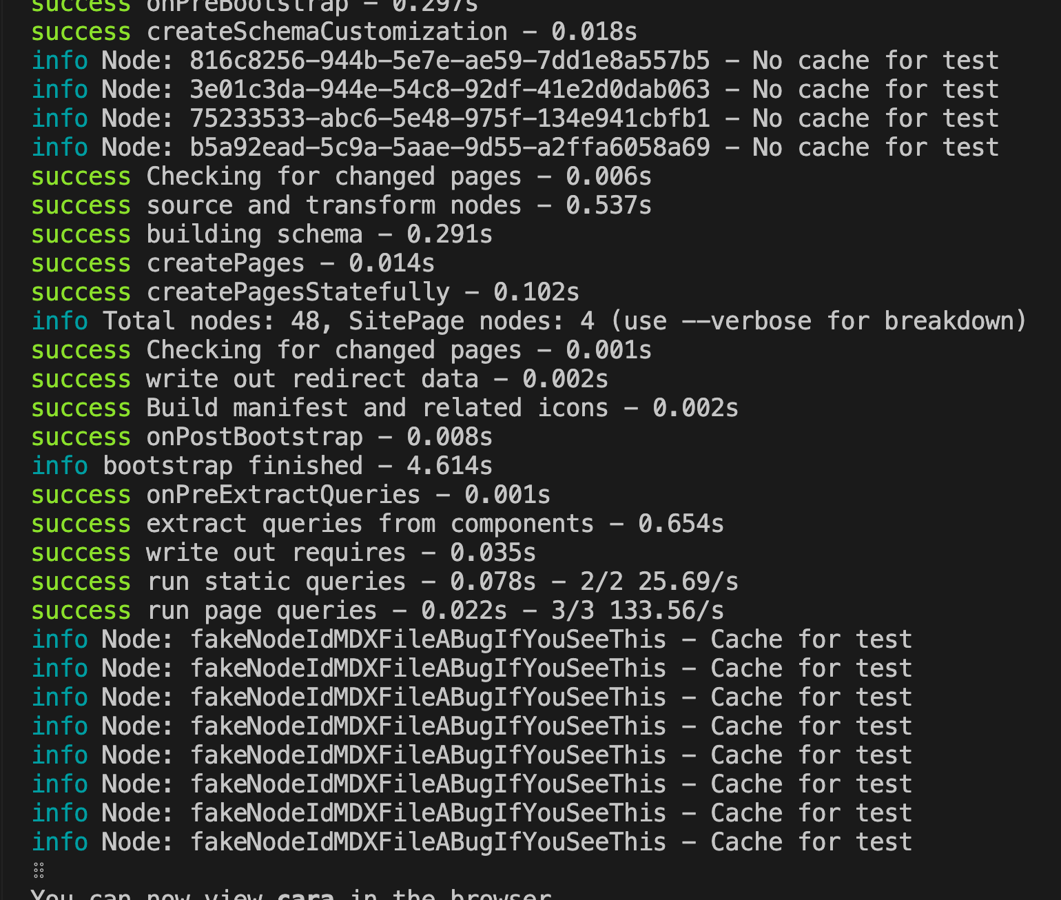 [gatsby-plugin-mdx] Subplugin cache is never set · Issue #35415 · gatsbyjs/gatsby · GitHub