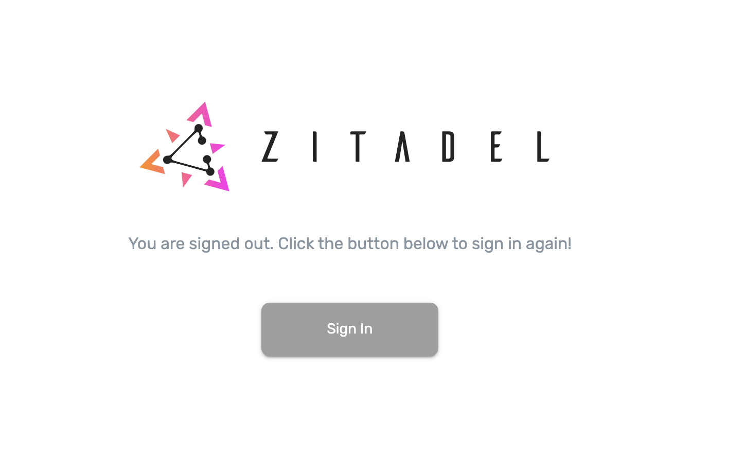 Logout Screen · Issue #561 · zitadel/zitadel · GitHub
