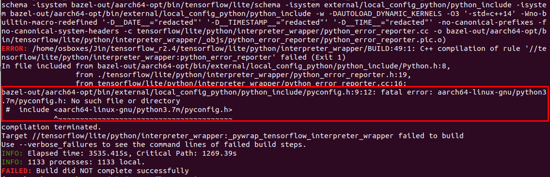 An Issue On Cross Building Tensorflow Lite For Python · Issue 46443 · Tensorflowtensorflow