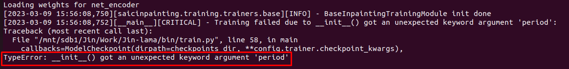 the 'period' parameter in the big-lama config for training big-lama model · Issue #221 ...