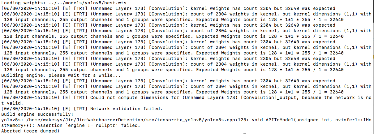 An Issue when building TensorRT engine. · Issue #72 · wang-xinyu/tensorrtx · GitHub