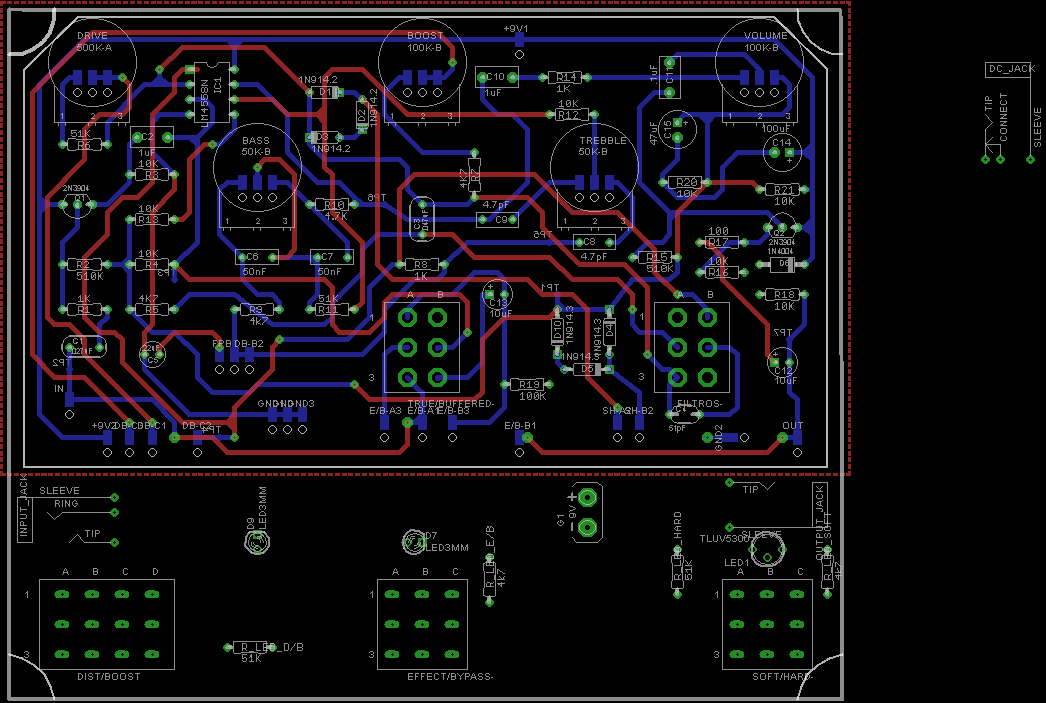 GitHub - Txak/TS_Bax: Tube Screamer-based guitar pedal with active ...