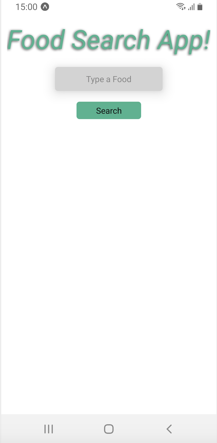 GitHub - firatgoktepe/Food-App: Food search mobile app built by React ...