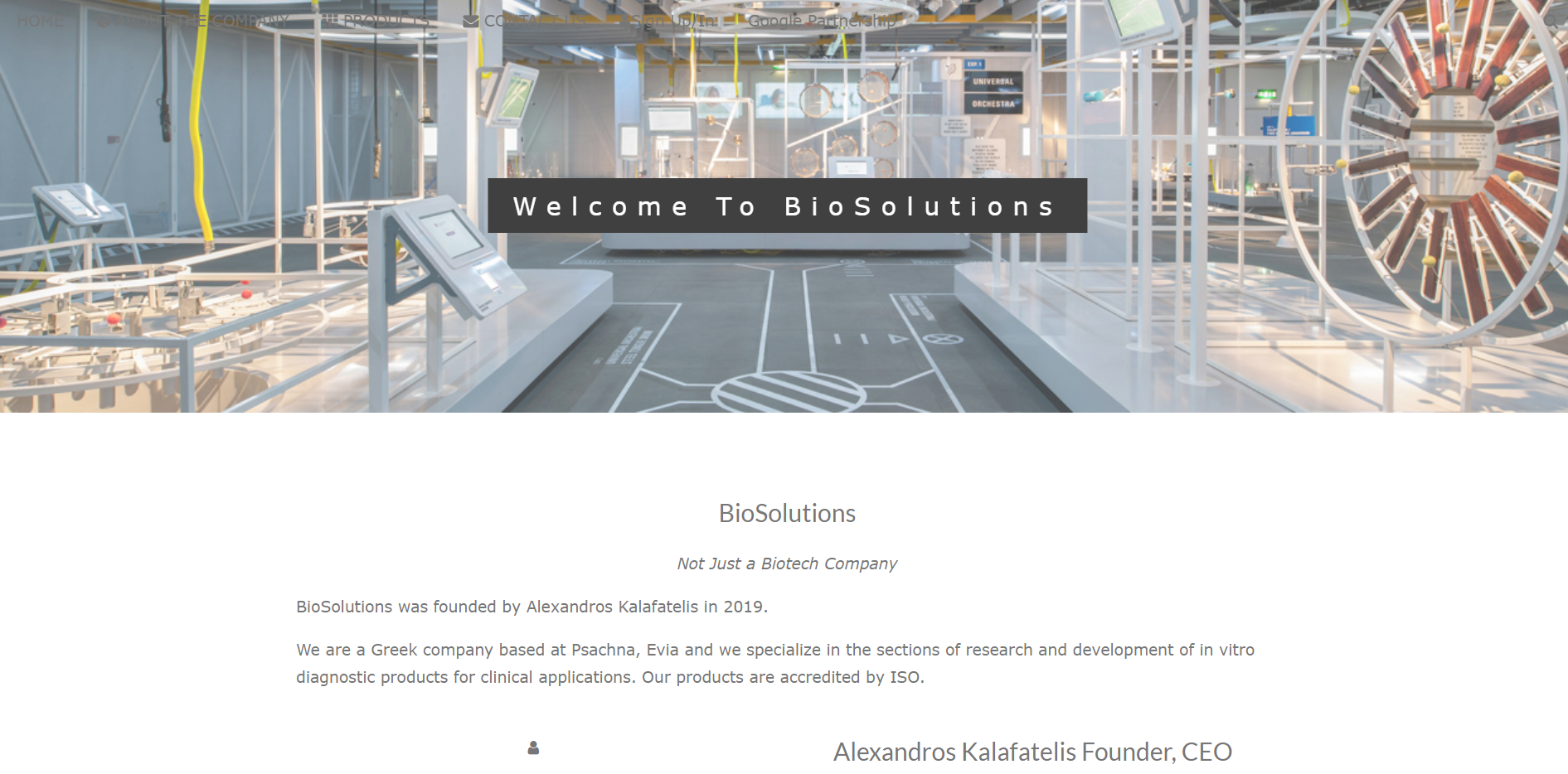 GitHub - AlexKalafatelis/BioSolutions: Simple project website for one of my classes using HTML ...